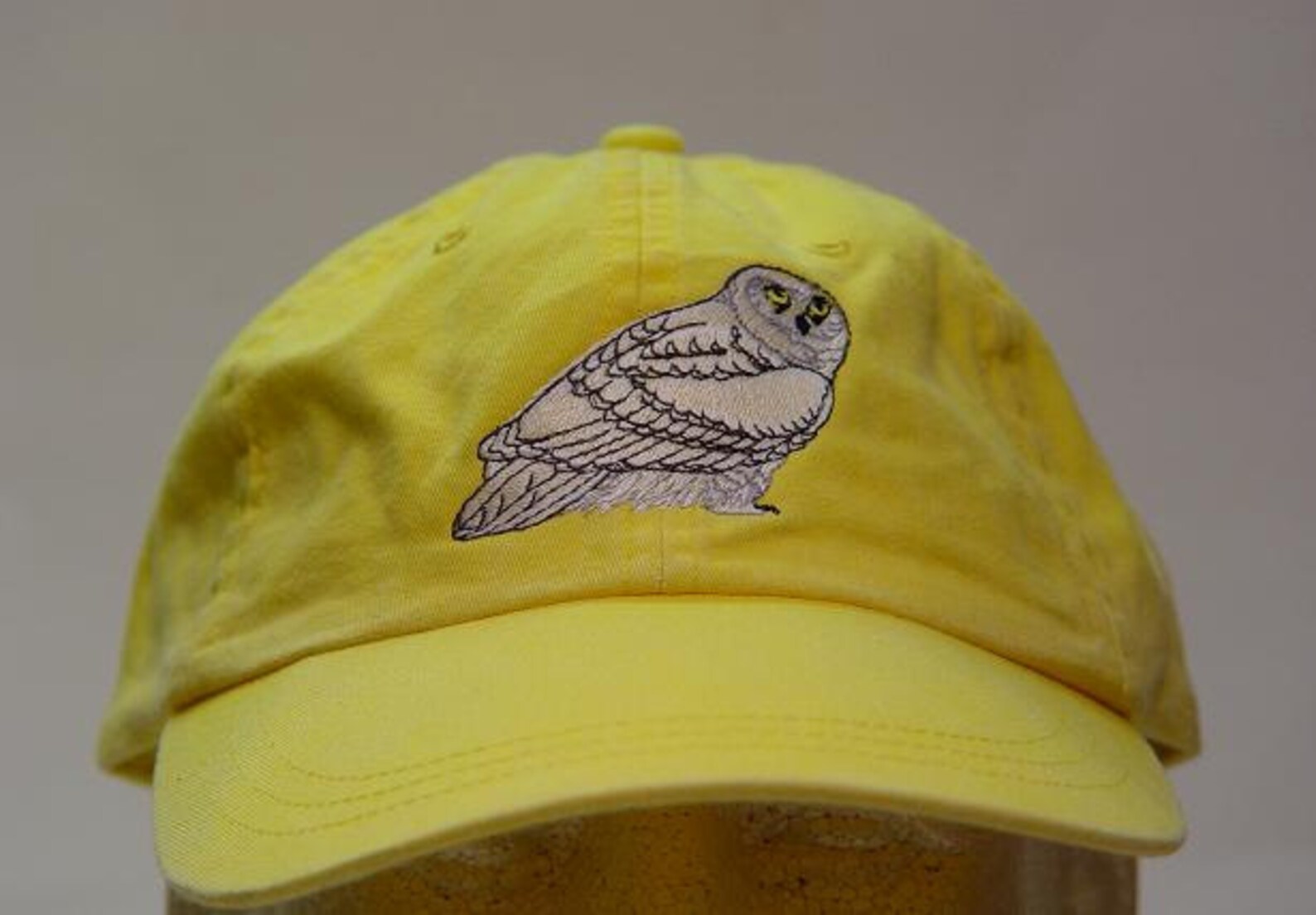 SNOWY OWL HAT - Embroidered Women Men Wildlife Baseball Gift Cap ...
