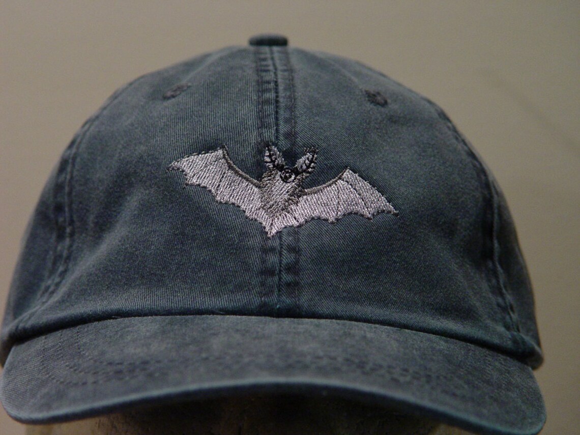 BAT HAT One Embroidered Men Women Flying Wildlife Baseball | Etsy
