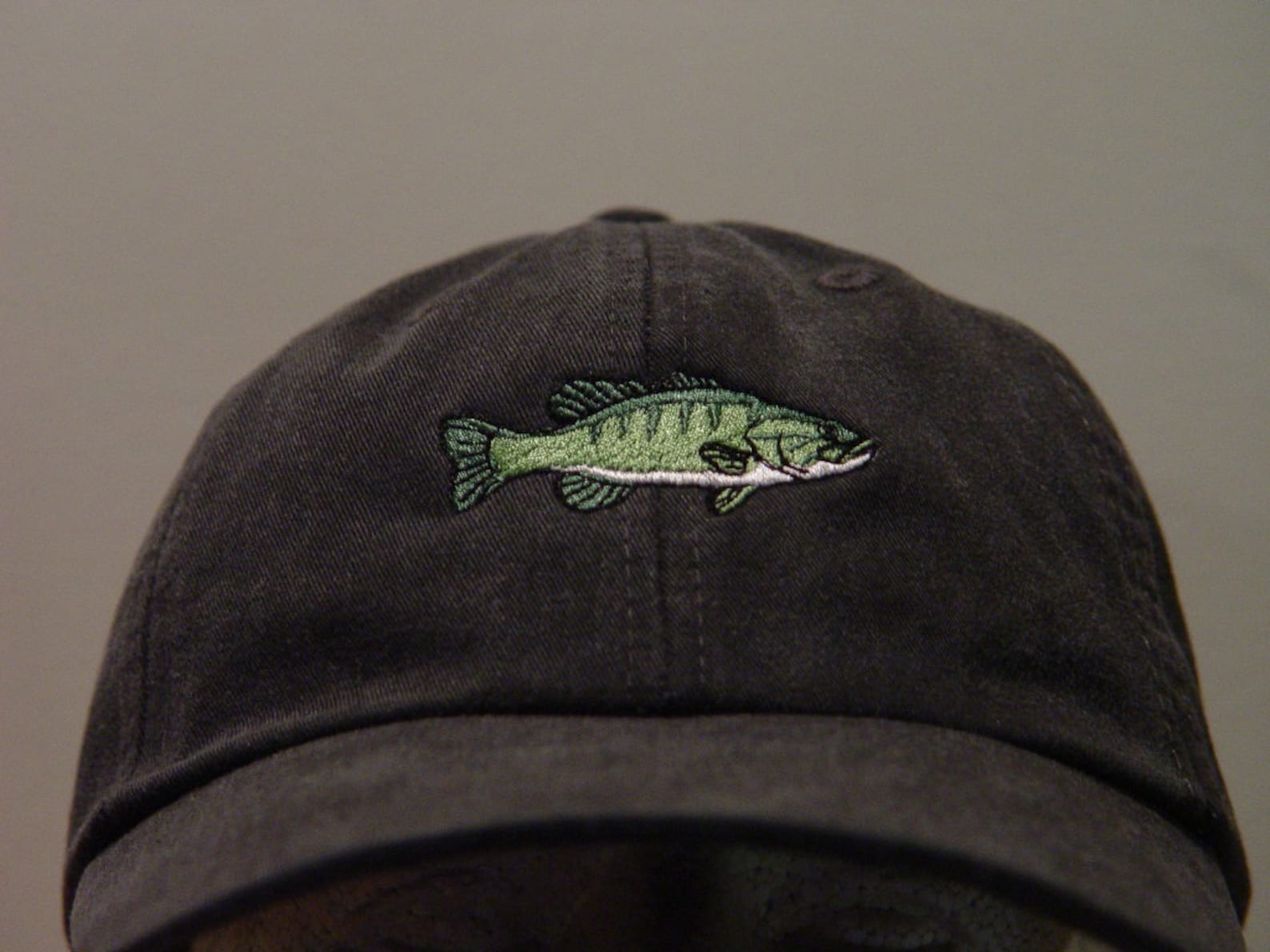 Smallmouth Bass Fish Hat Embroidered Men Women Wildlife Gift Cap ...
