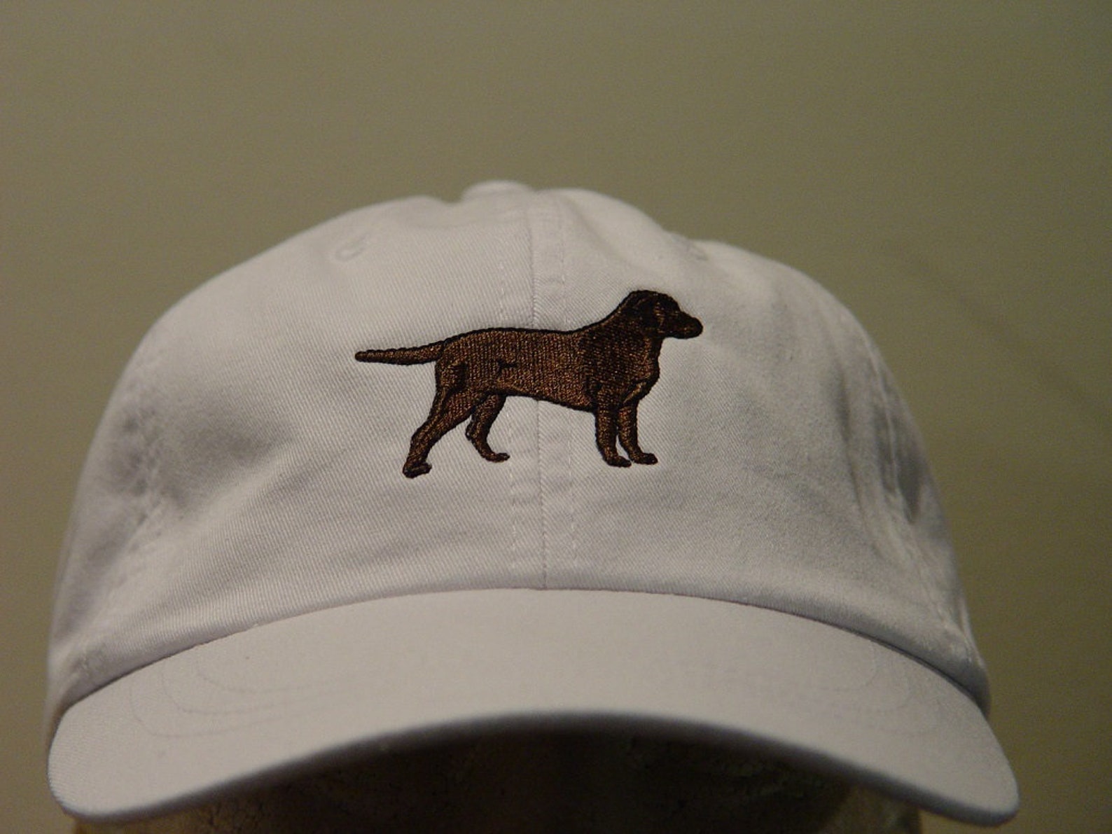 Chocolate Labrador Retriever Dog Hat - Embroidered Men Women Cap ...