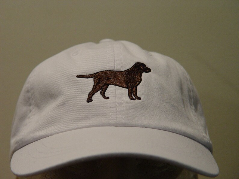 Chocolate Labrador Retriever Dog Hat - Embroidered Men Women Cap ...