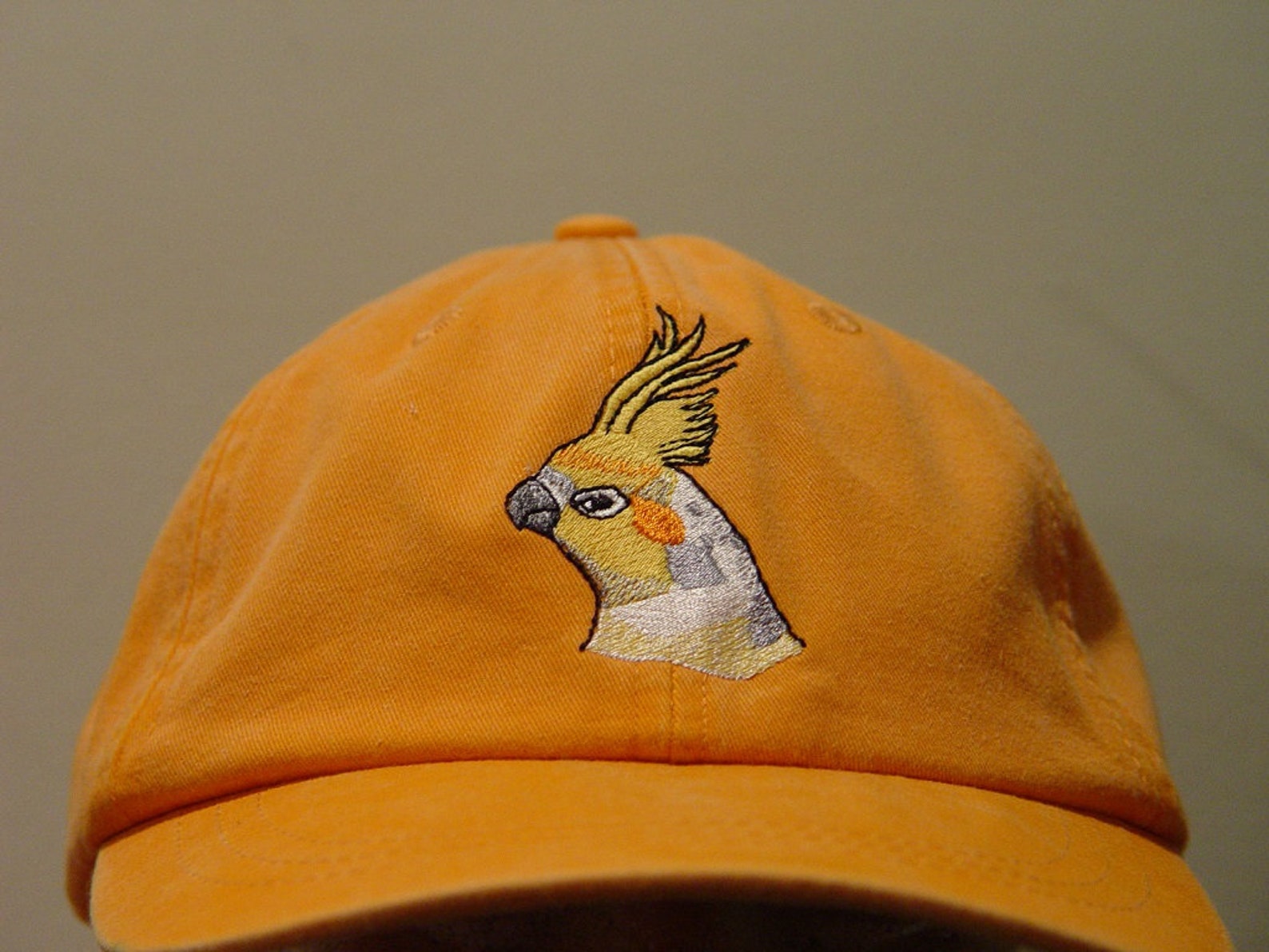 COCKATIEL BIRD HAT - Embroidered Men Women Wildlife Baseball Cap ...