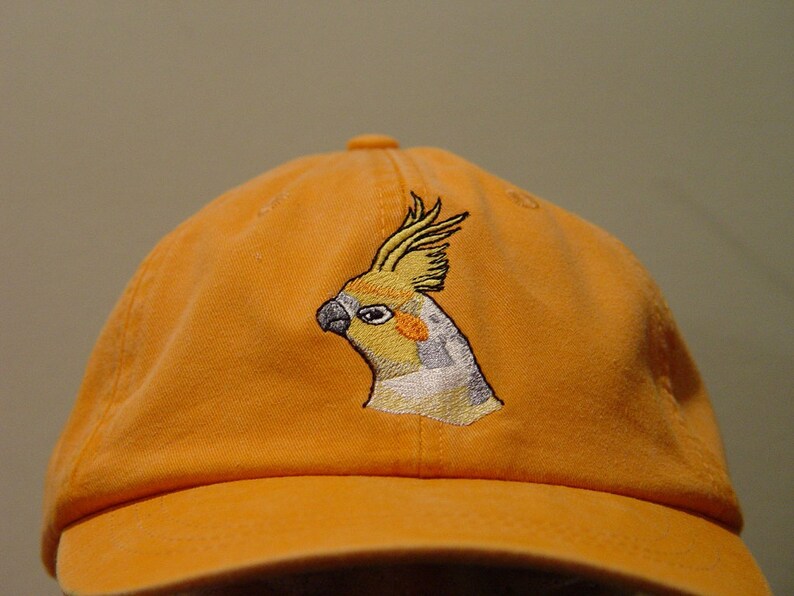COCKATIEL BIRD HAT Embroidered Men Women Wildlife Baseball - Etsy