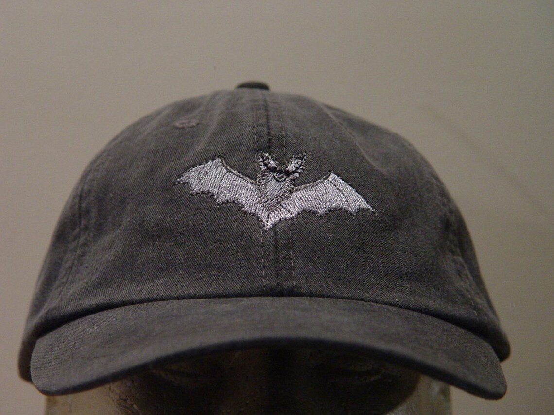 BAT HAT One Embroidered Men Women Flying Wildlife Baseball | Etsy