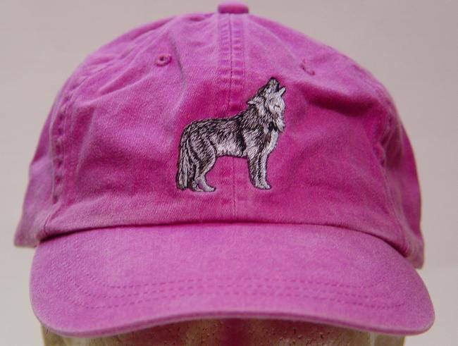 GRAY WOLF HAT - Embroidered Men Women Wildlife Baseball Cap - Price ...