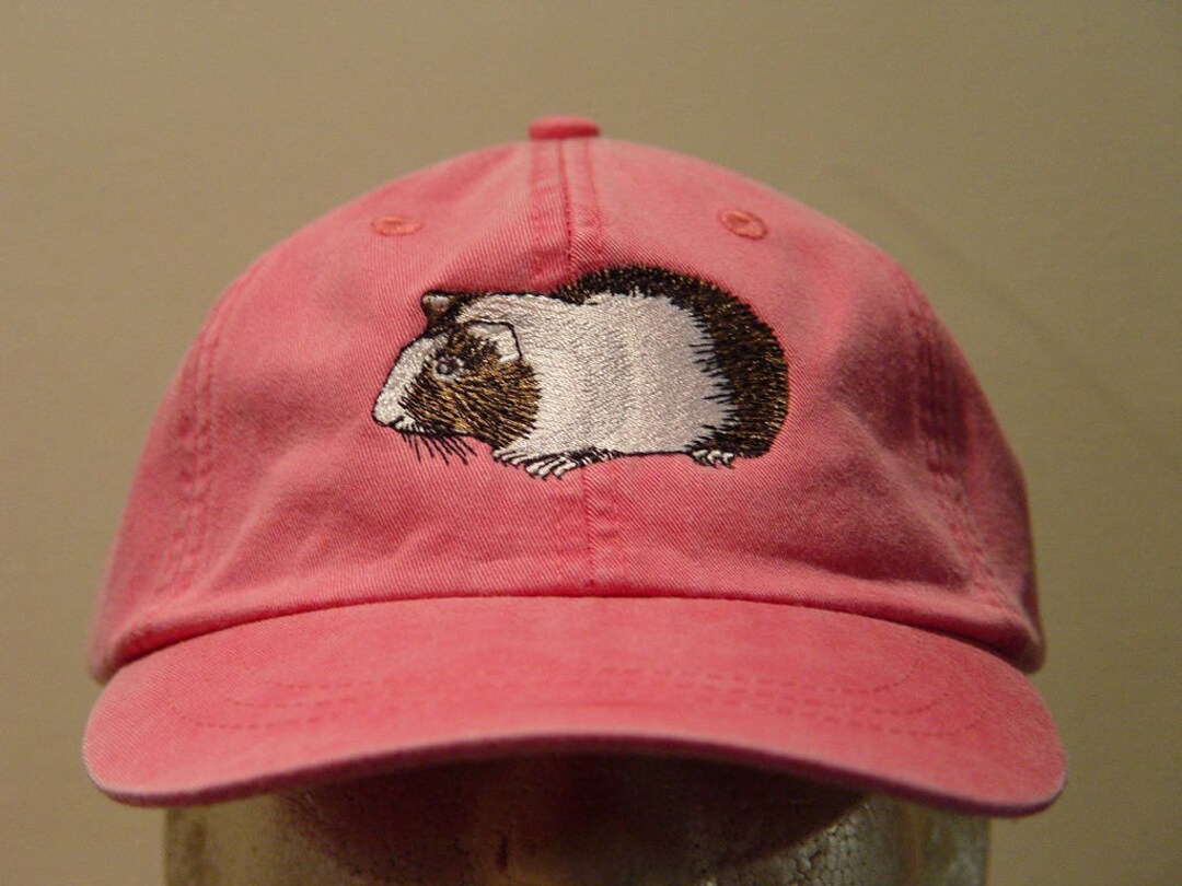 GUINEA PIG HAT - One Embroidered Women Men Wildlife Baseball Cap ...