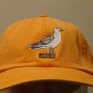 SEAGULL BIRD HAT - One Embroidered Men Women Wildlife Baseball Cap ...