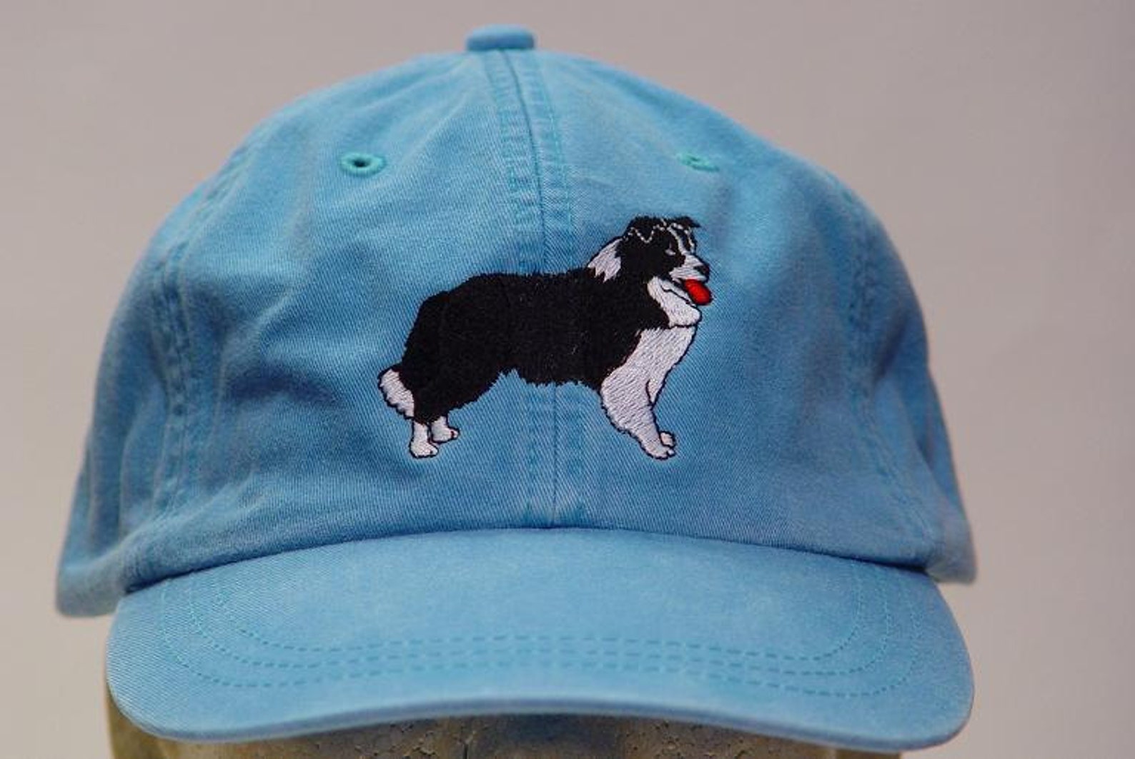 BORDER COLLIE Dog Hat - Embroidered Men Women Cotton Baseball Cap ...