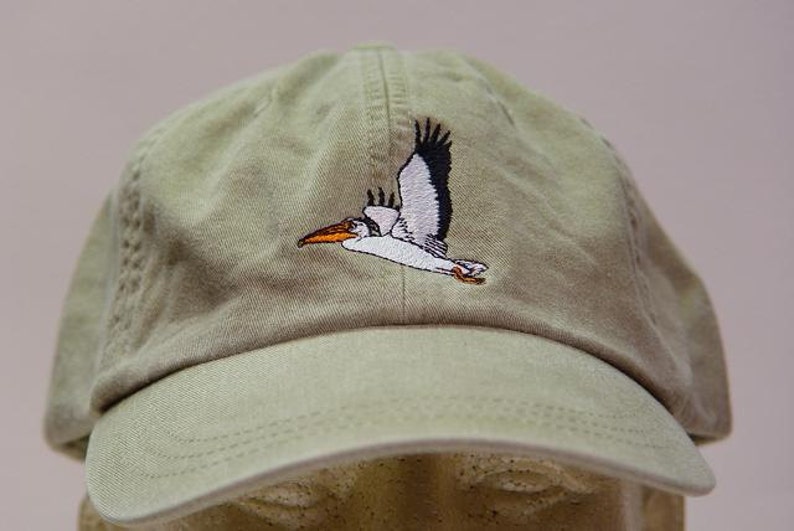 PELICAN BIRD HAT - One Embroidered Wildlife Men Women Baseball Cap ...