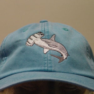 HAMMERHEAD SHARK HAT - Embroidered Women Men Wildlife Baseball Cap ...