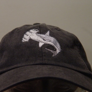 HAMMERHEAD SHARK HAT - Embroidered Women Men Wildlife Baseball Cap ...
