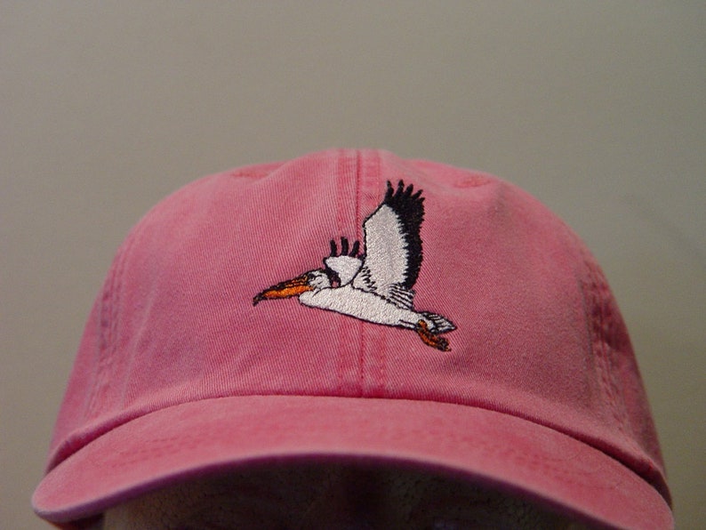 PELICAN BIRD HAT - One Embroidered Wildlife Men Women Baseball Cap ...
