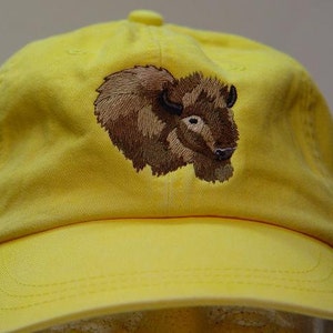 BUFFALO HAT - Embroidered Bison Men Women Wildlife Baseball Cap - Price ...