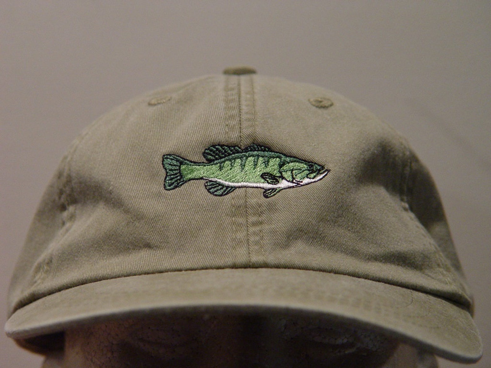 Smallmouth Bass Fish Hat Embroidered Men Women Wildlife Gift Cap ...
