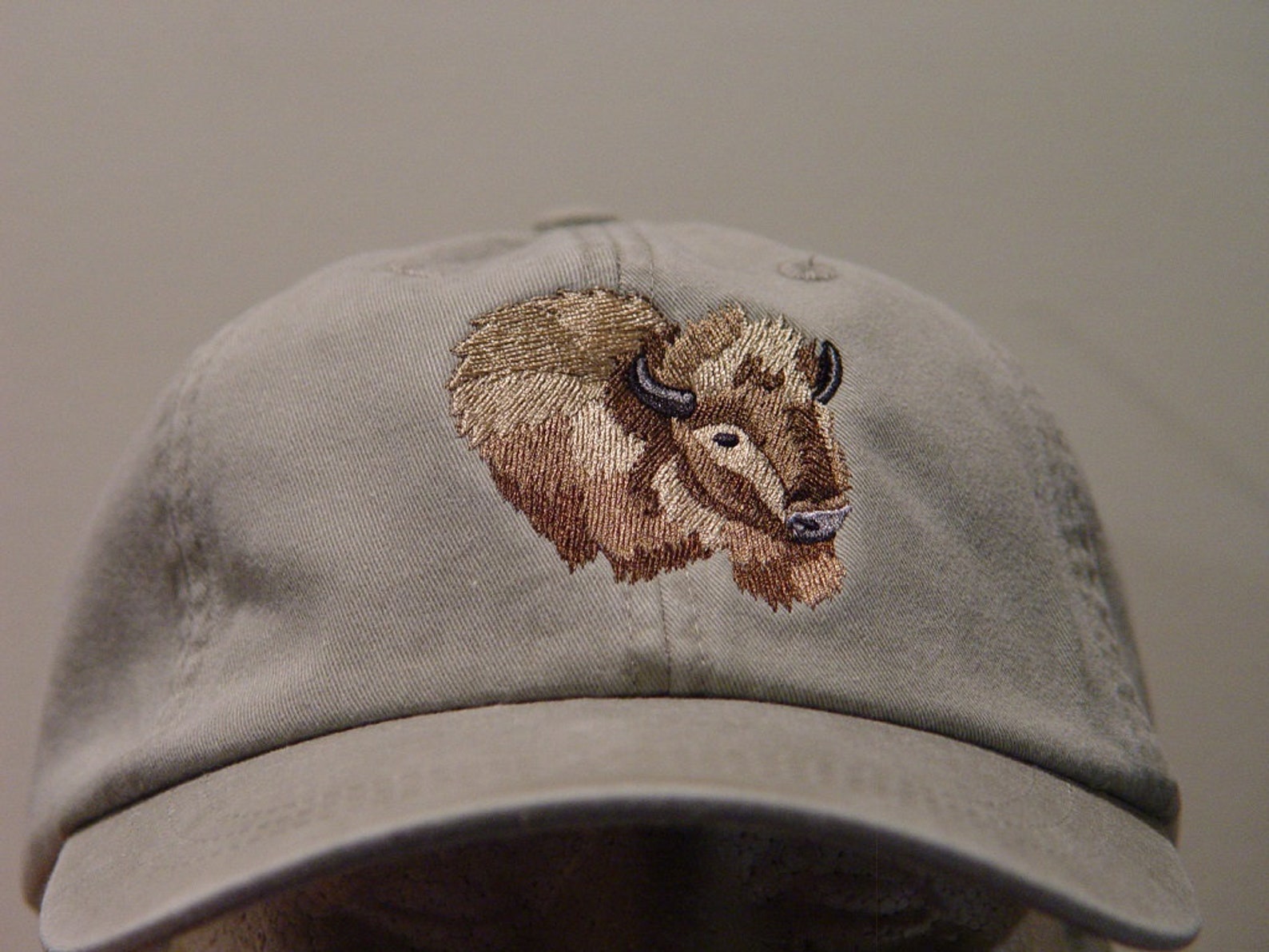 BUFFALO HAT Embroidered Bison Men Women Wildlife Baseball | Etsy