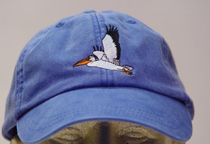 PELICAN BIRD HAT - One Embroidered Wildlife Men Women Baseball Cap ...