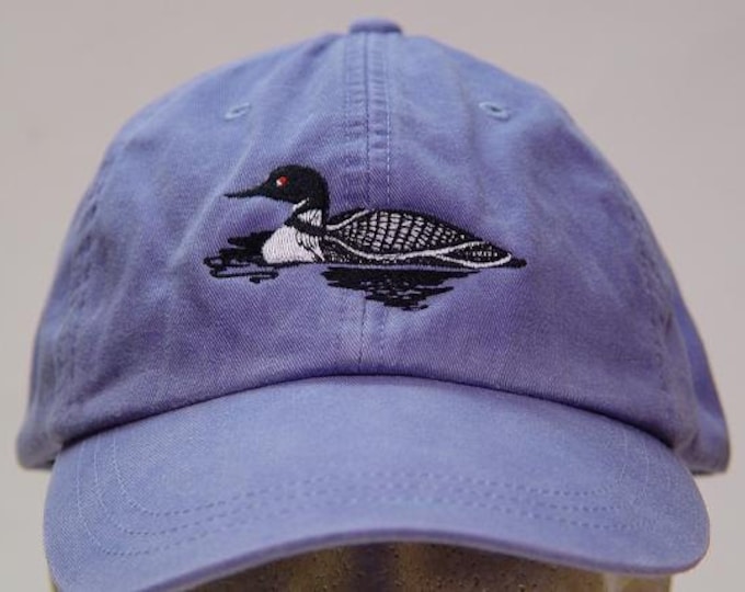 LOON BIRD HAT One Embroidered Men Women Wildlife Baseball Cap Price ...