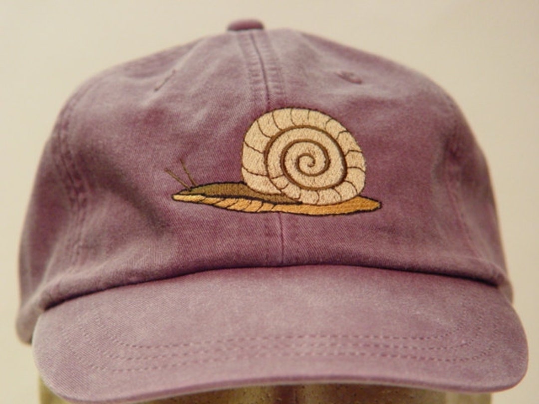 SNAIL HAT - One Embroidered Men Women Wildlife Baseball Gift Cap ...