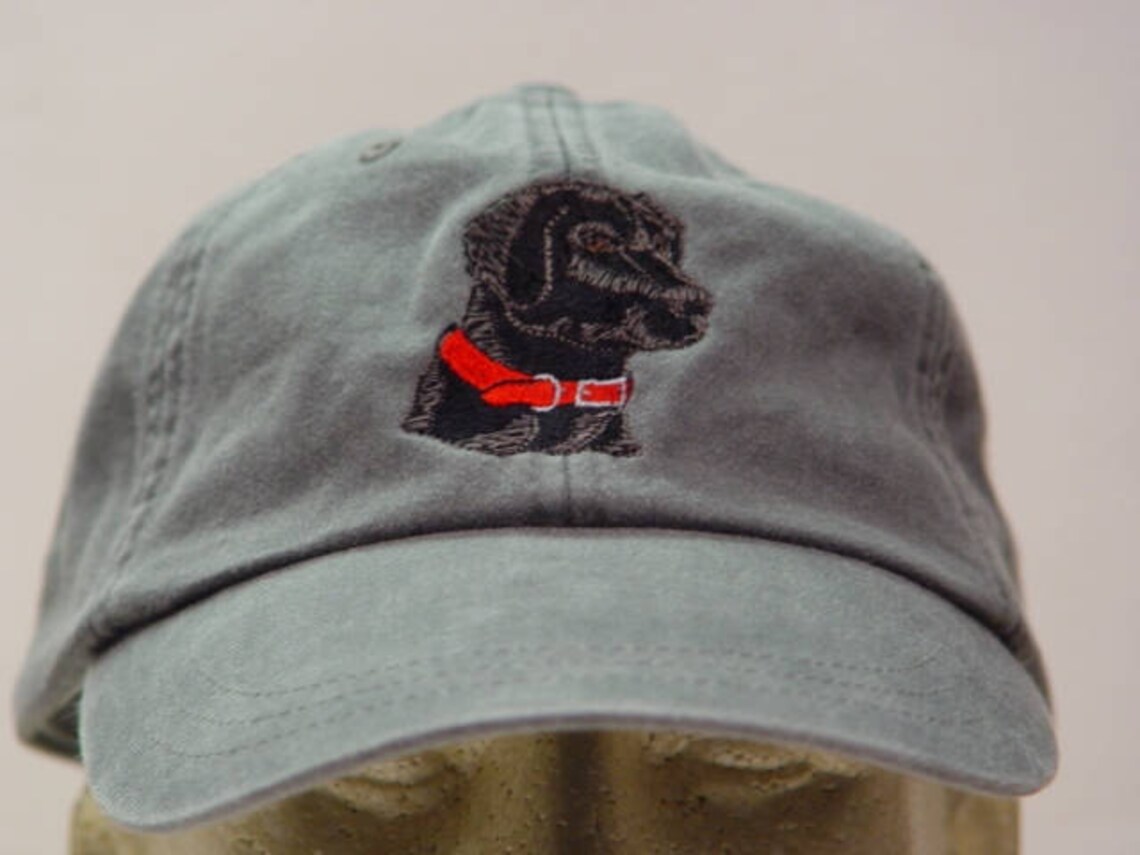 Black Labrador Retriever Dog Hat One Embroidered Men Women | Etsy