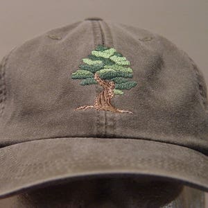 BONSAI ORNAMENTAL TREE Hat One Embroidered Men Women Wildlife Cap Price ...