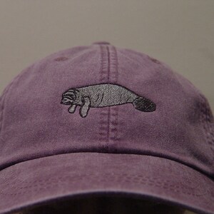 MANATEE HAT - Embroidered Sea Cow Men Women Marine Wildlife Cap - Price ...