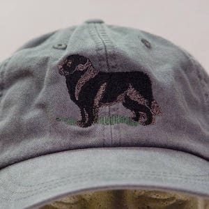 NEWFOUNDLAND DOG Hat - Embroidered Men Women Baseball Gift Cap - Price ...