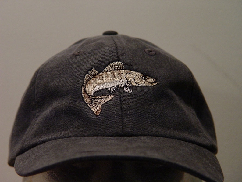 WALLEYE FISH HAT One Embroidered Men Women Wildlife Baseball - Etsy