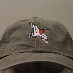 MALLARD DUCK Bird Hat - One Embroidered Men Women Wildlife Cap - Price ...