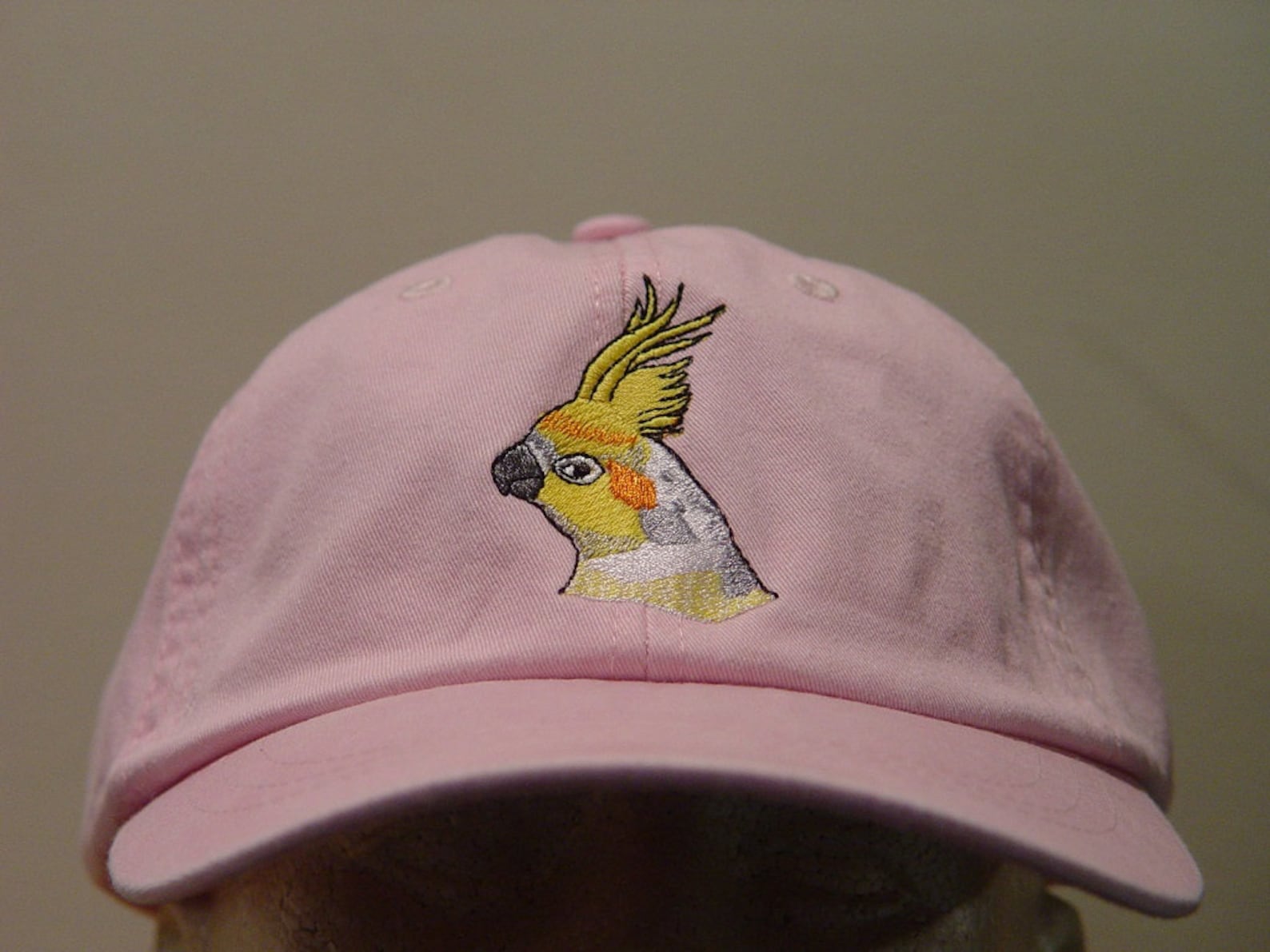 COCKATIEL BIRD HAT - Embroidered Men Women Wildlife Baseball Cap ...