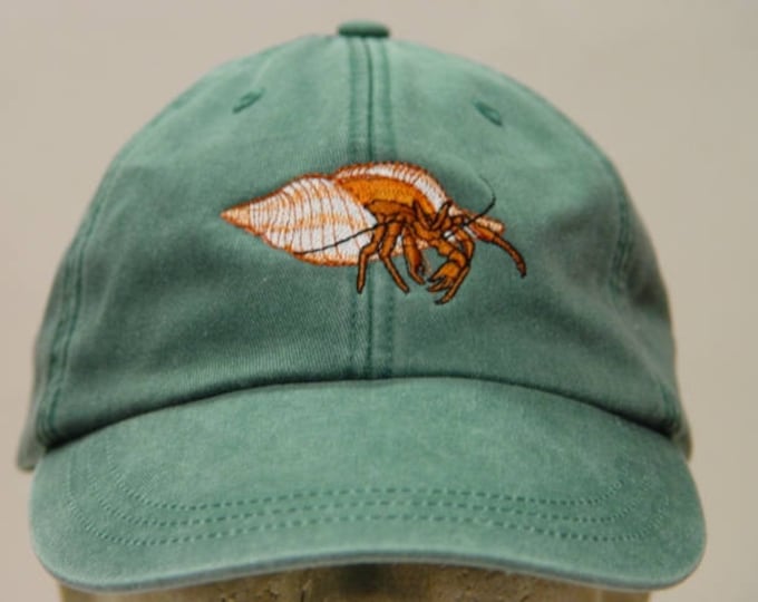 HERMIT CRAB Hat One Embroidered Men Women Wildlife Baseball Cap Price ...