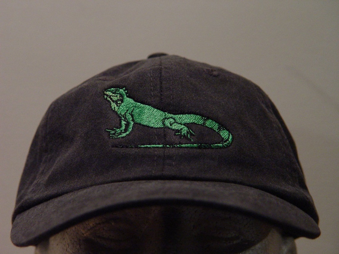 IGUANA LIZARD REPTILE Hat One Embroidered Men Women Wildlife | Etsy