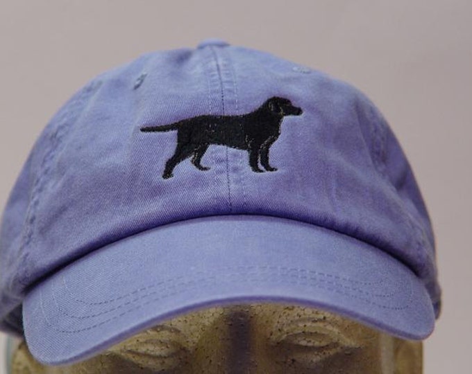 Black Labrador Retriever Dog Hat One Embroidered Men Women Cap Price ...