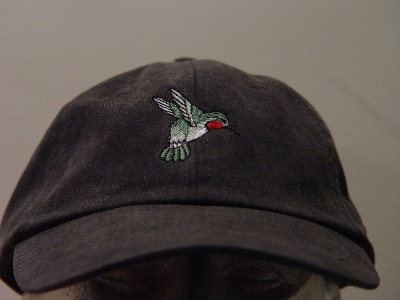 HUMMINGBIRD Hat One Embroidered Men Women Wildlife Bird Cap - Etsy