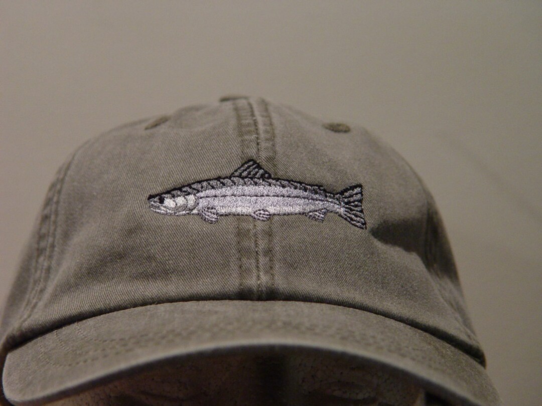 STEELHEAD TROUT Fish Hat - One Embroidered Men Women Wildlife Cap ...