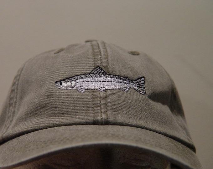 STEELHEAD TROUT Fish Hat One Embroidered Men Women Wildlife Cap Price ...