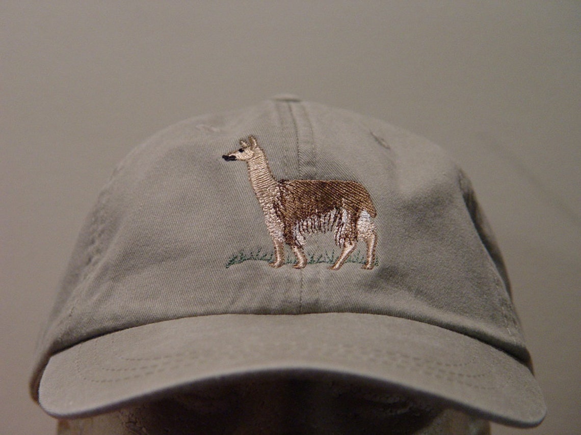 LLAMA HAT One Embroidered Men Women Wildlife Baseball Cotton | Etsy