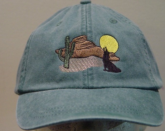 DESERT CACTUS SUNSET Hat Embroidered Men Women Wildlife Gift Cap Price ...