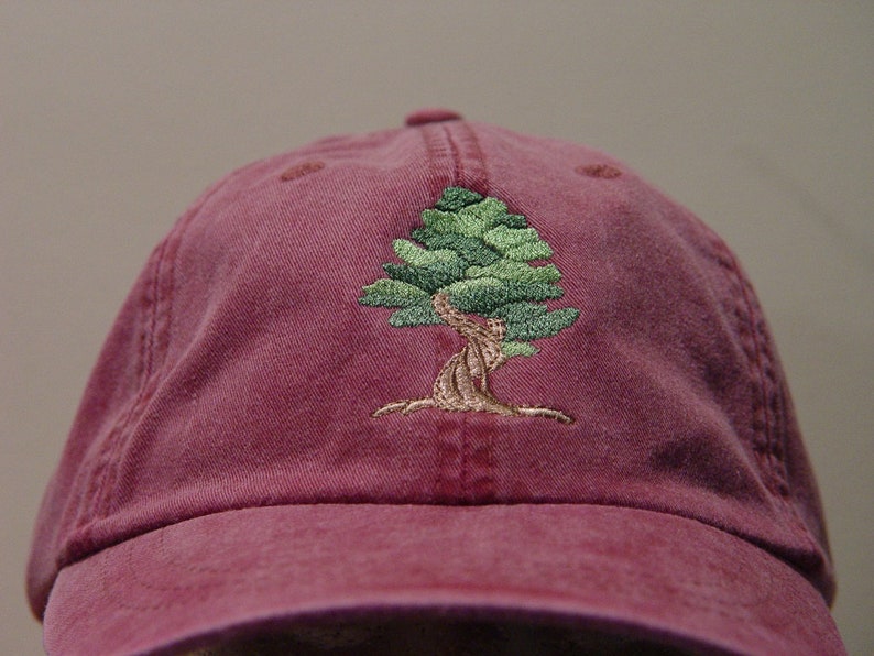 BONSAI ORNAMENTAL TREE Hat One Embroidered Men Women Wildlife | Etsy