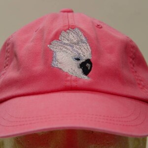 UMBRELLA COCKATOO BIRD Hat - Embroidered Women Men Wildlife Cap - Price ...