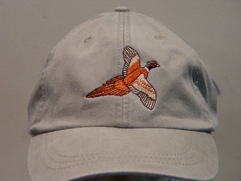 RING NECKED PHEASANT Bird Hat Embroidered Men Women Wildlife | Etsy
