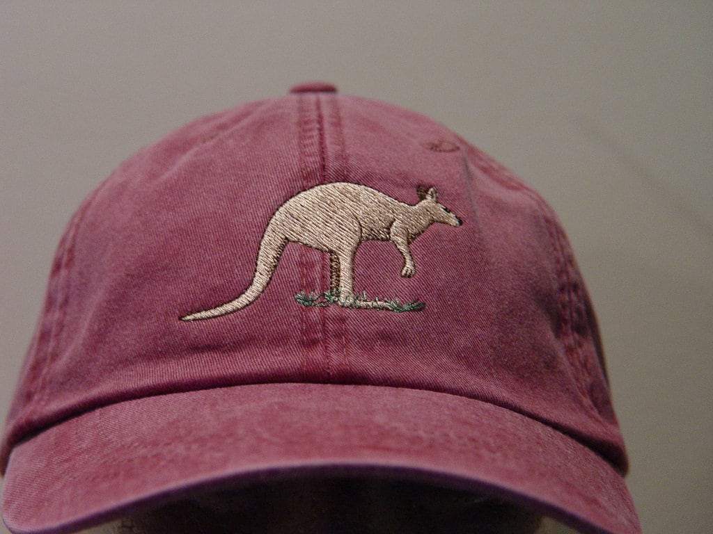 KANGAROO WILDLIFE HAT Embroidered Australia Men Women Baseball | Etsy