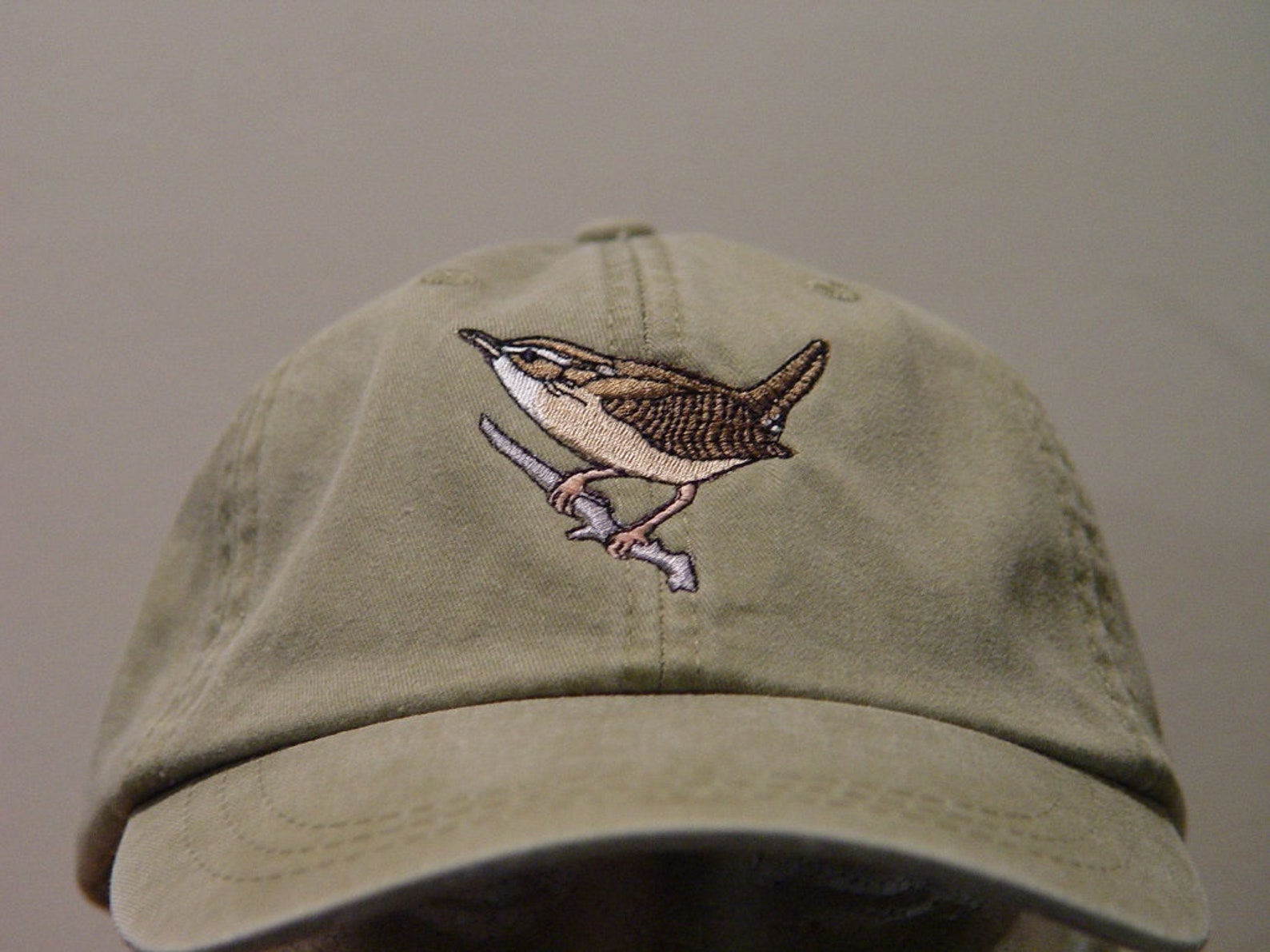 CAROLINA WREN State Bird Hat - Embroidered Men Women Wildlife Cap ...