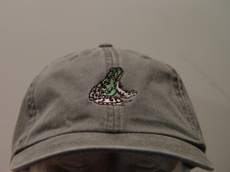 FROG HAT Embroidered Women Men Mom Dad Wildlife Baseball Cap - Etsy