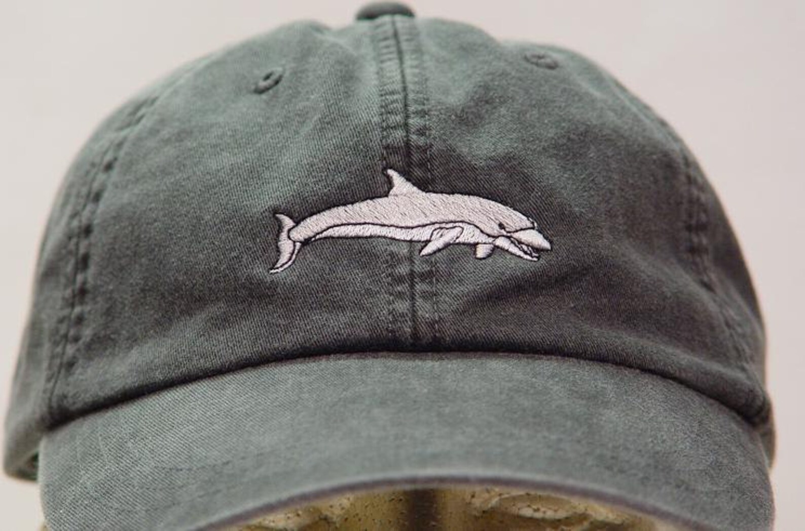 DOLPHIN HAT Embroidered Men Women Marine Wildlife Baseball | Etsy