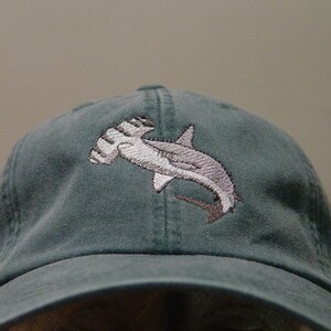 HAMMERHEAD SHARK HAT - Embroidered Women Men Wildlife Baseball Cap ...