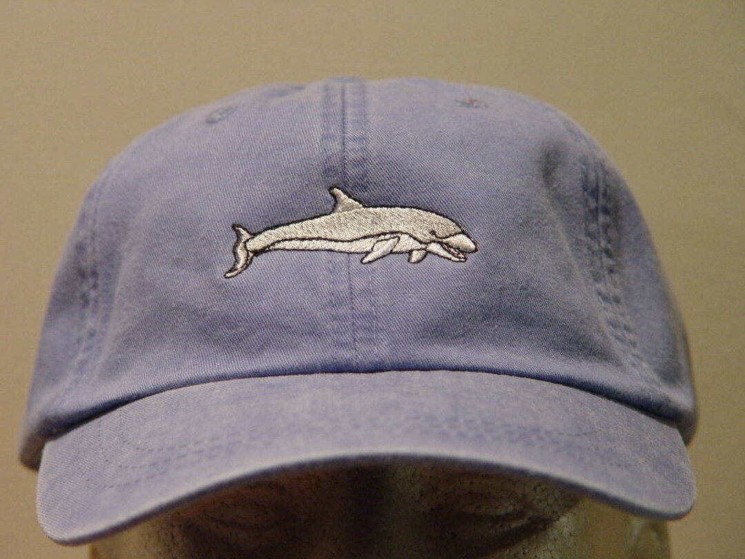 DOLPHIN HAT - Embroidered Men Women Marine Wildlife Baseball Cap ...