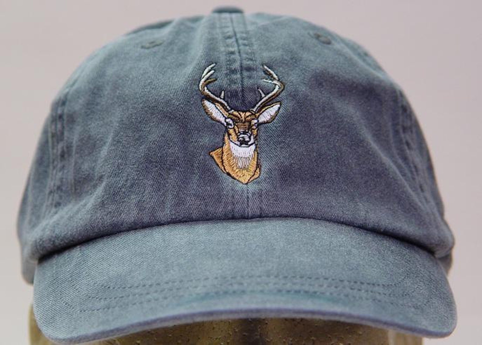 WHITETAIL DEER HAT - One Embroidered Mom Dad Wildlife Baseball Cap ...
