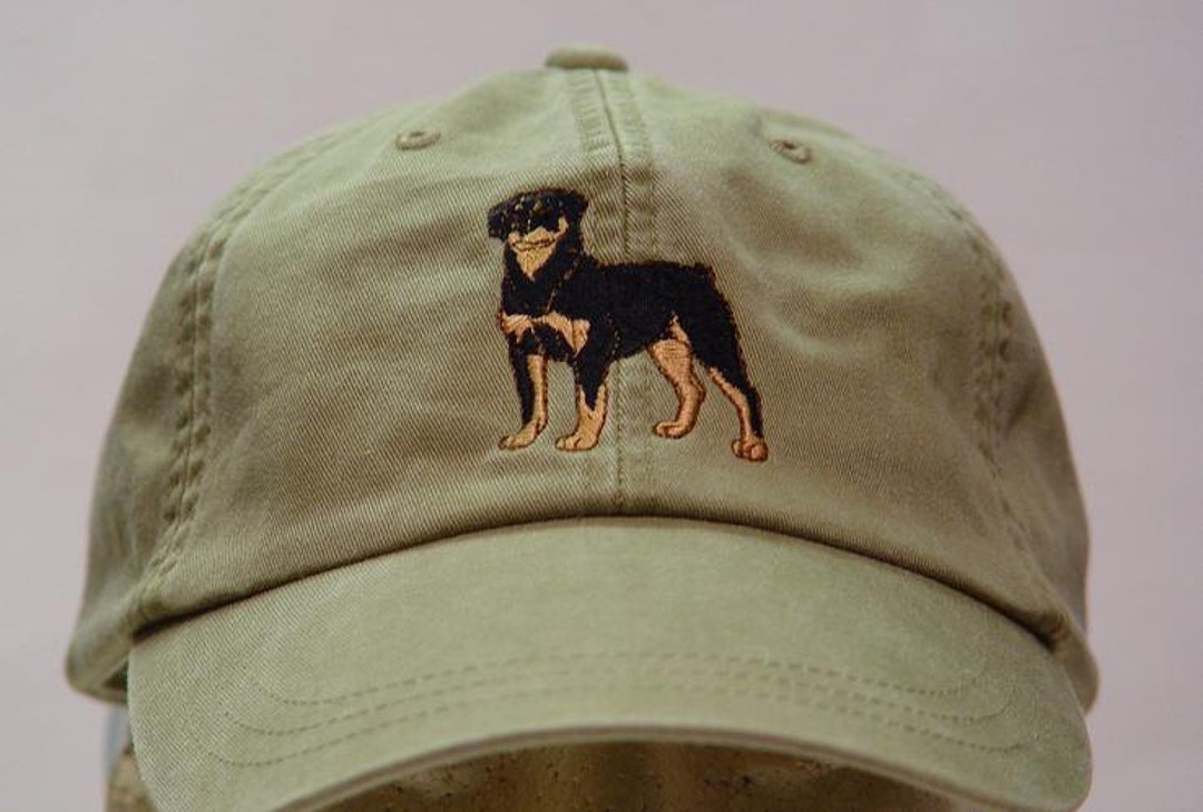ROTTWEILER DOG HAT - One Embroidered Men Women Baseball Gift Cap ...