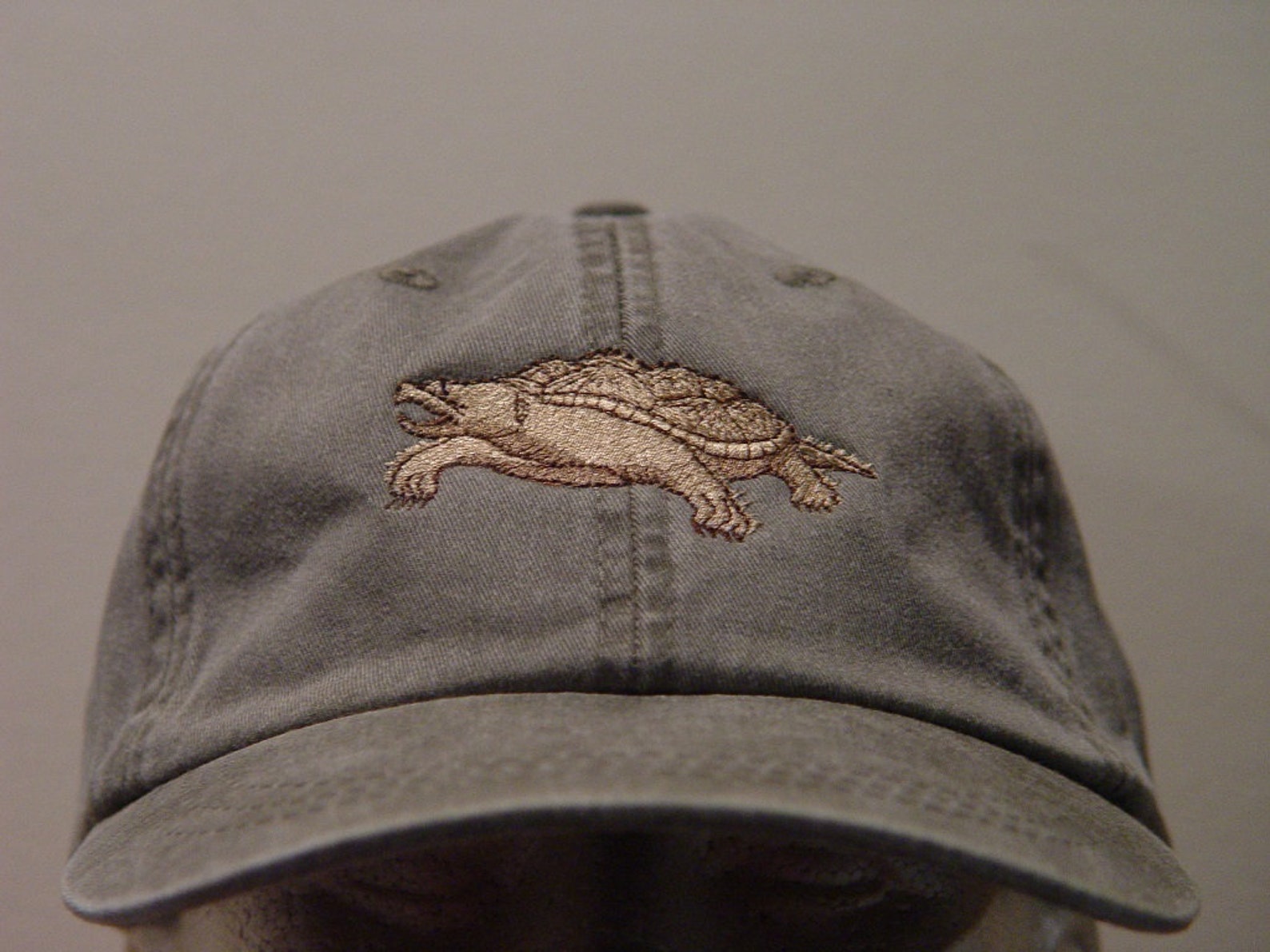 SNAPPING TURTLE HAT - Embroidered Men Women Wildlife Baseball Cap ...