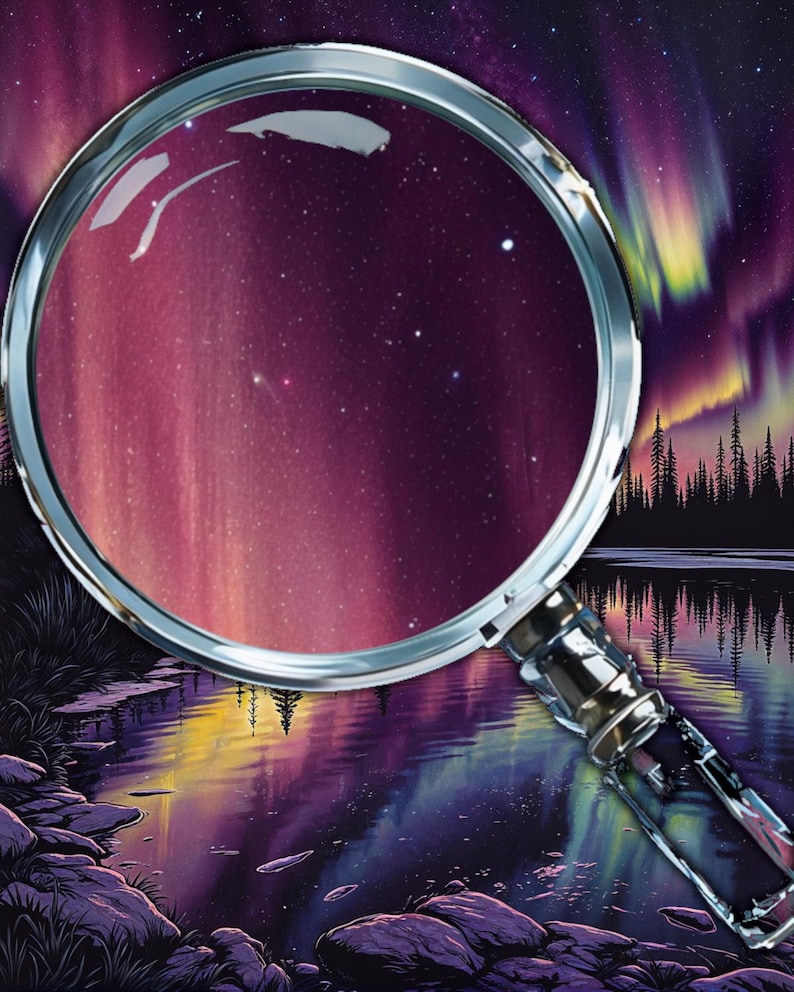 Northern Lights Art Print - Aurora Borealis Wall Art - Digital Download ...